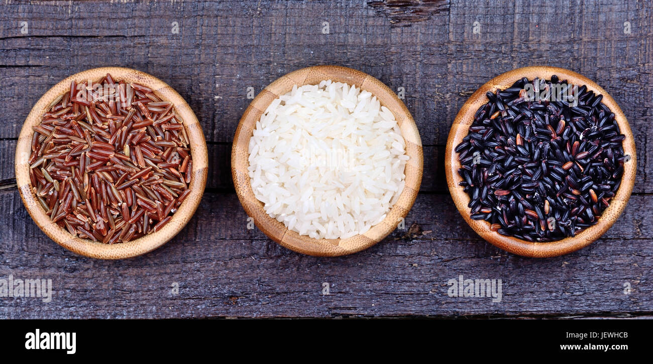 Various types of rice hi-res stock photography and images - Alamy