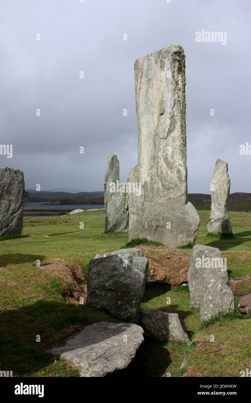 Lewis and Harris - Callanish Stone Circle Stock Photo - Alamy