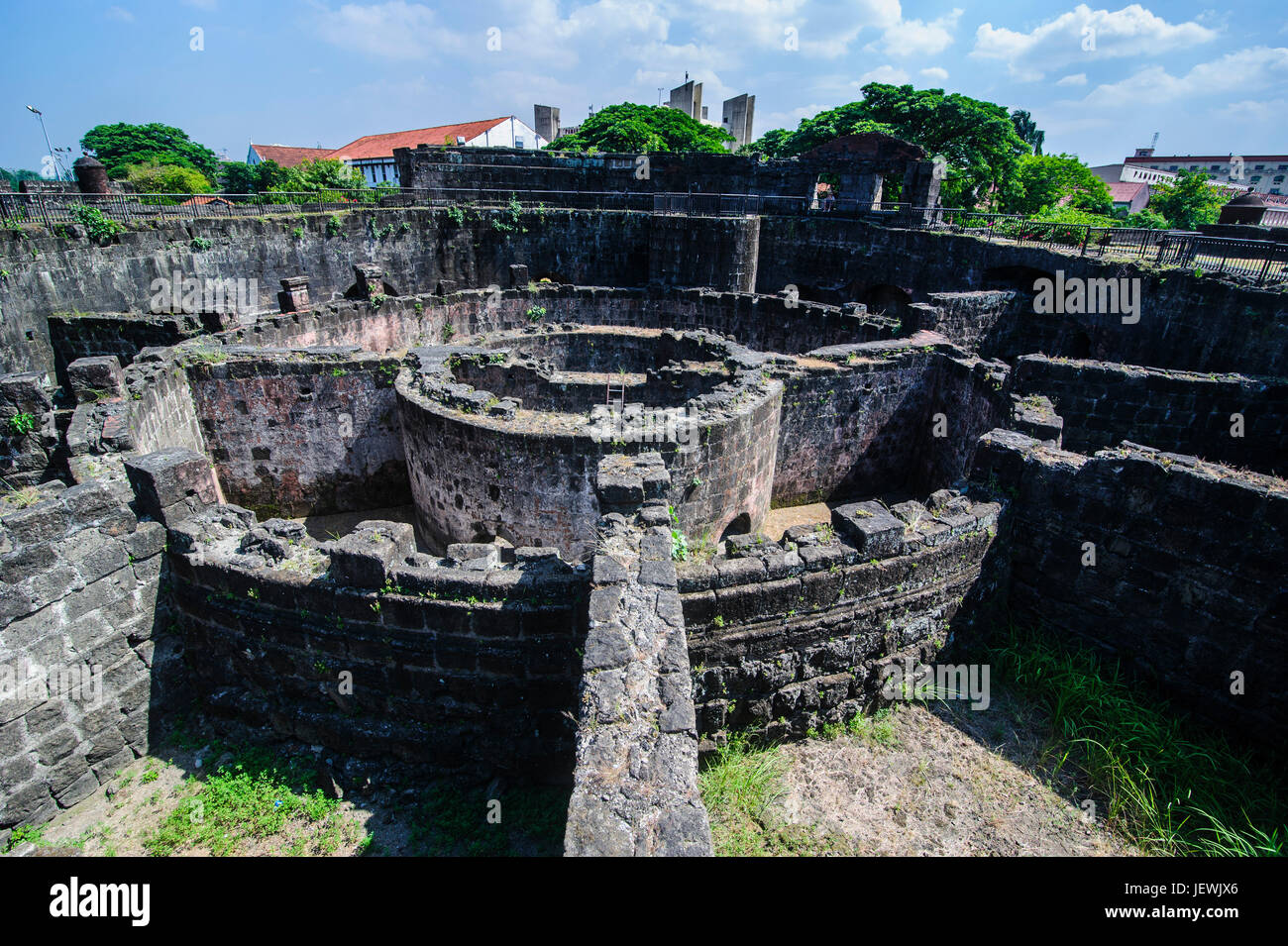Old watchtower Baluarte de San Diego, Intramuros, Manila, Luzon ...