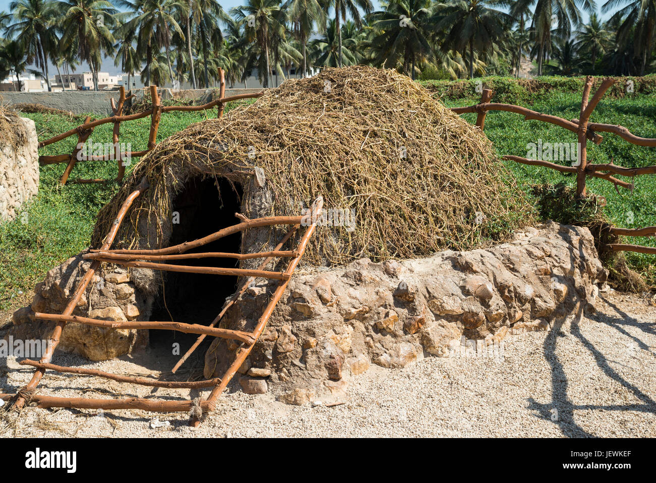 Old traditional house in Taqah, Dhofar Governorate, Oman Stock Photo ...