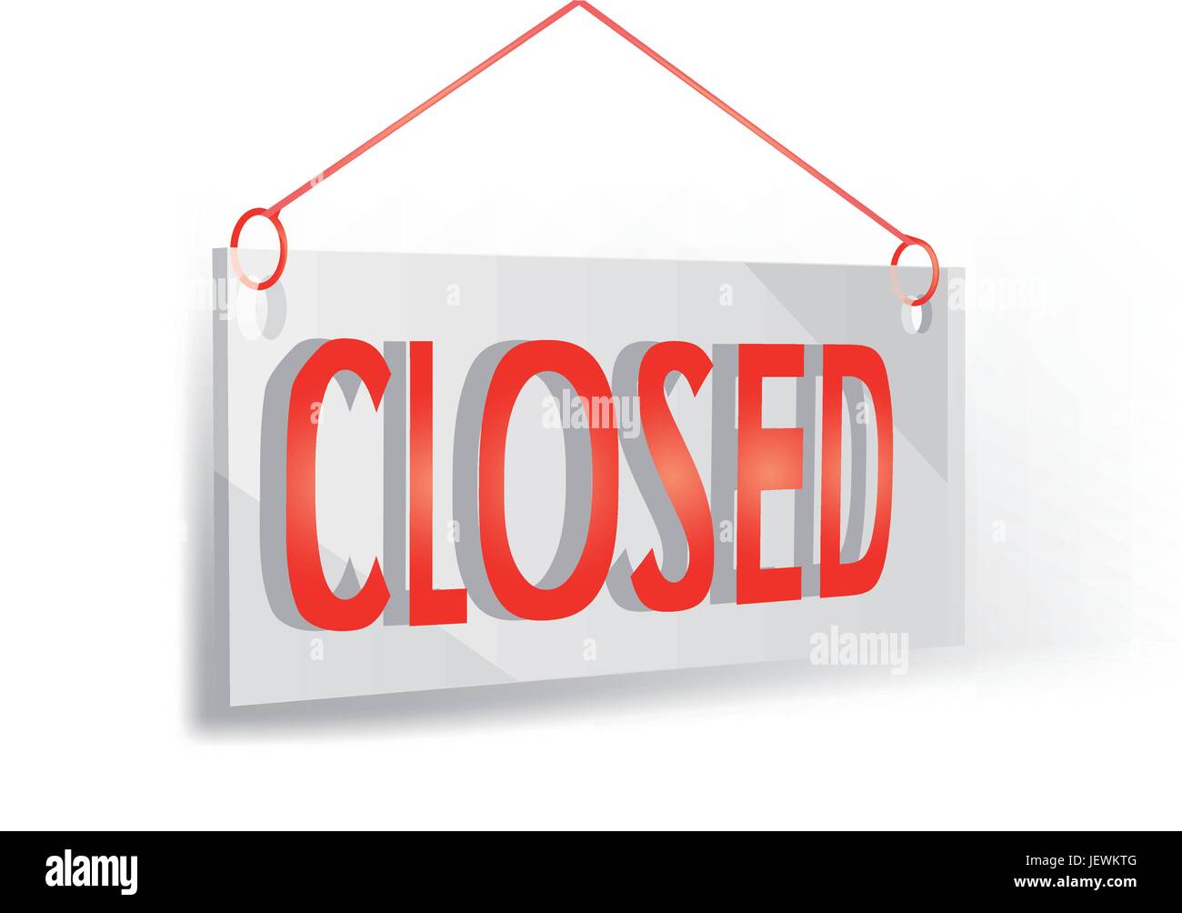 Job closed sign Stock Vector Images - Alamy
