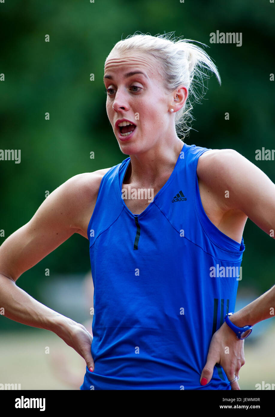 Lynsey Sharp at the BMC Grand Prix, Woodside Stadium, Watford UK Stock ...