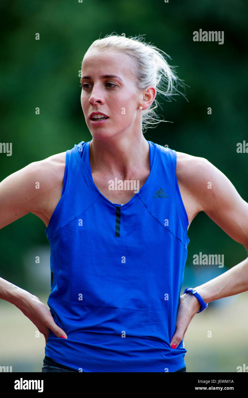 Lynsey Sharp at the BMC Grand Prix, Woodside Stadium, Watford UK Stock ...