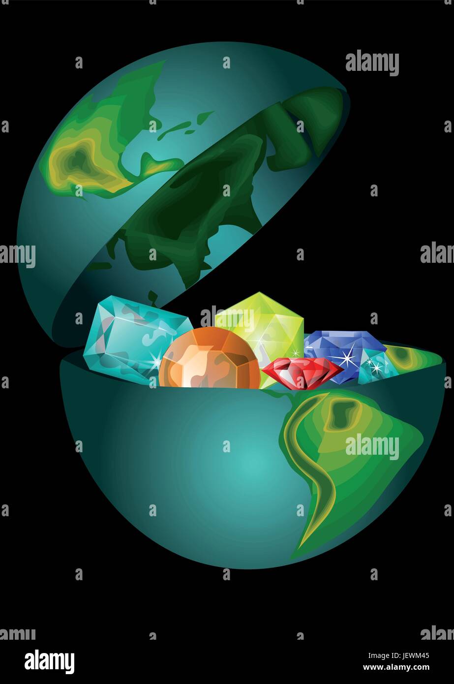 Formation of wealth Stock Vector Images - Alamy