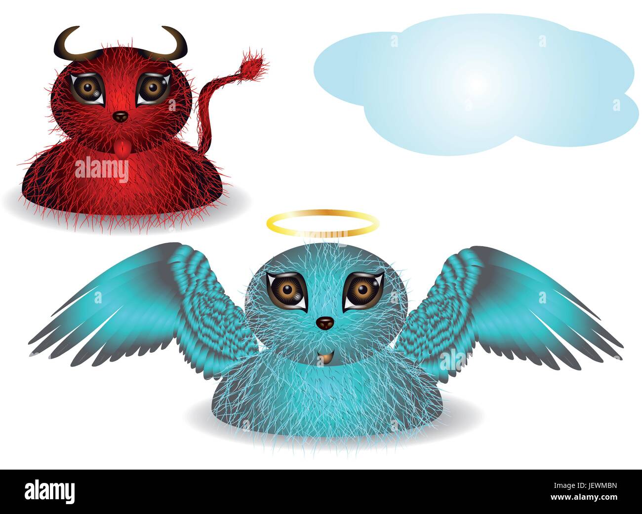 Crouching angel Stock Vector Images - Alamy