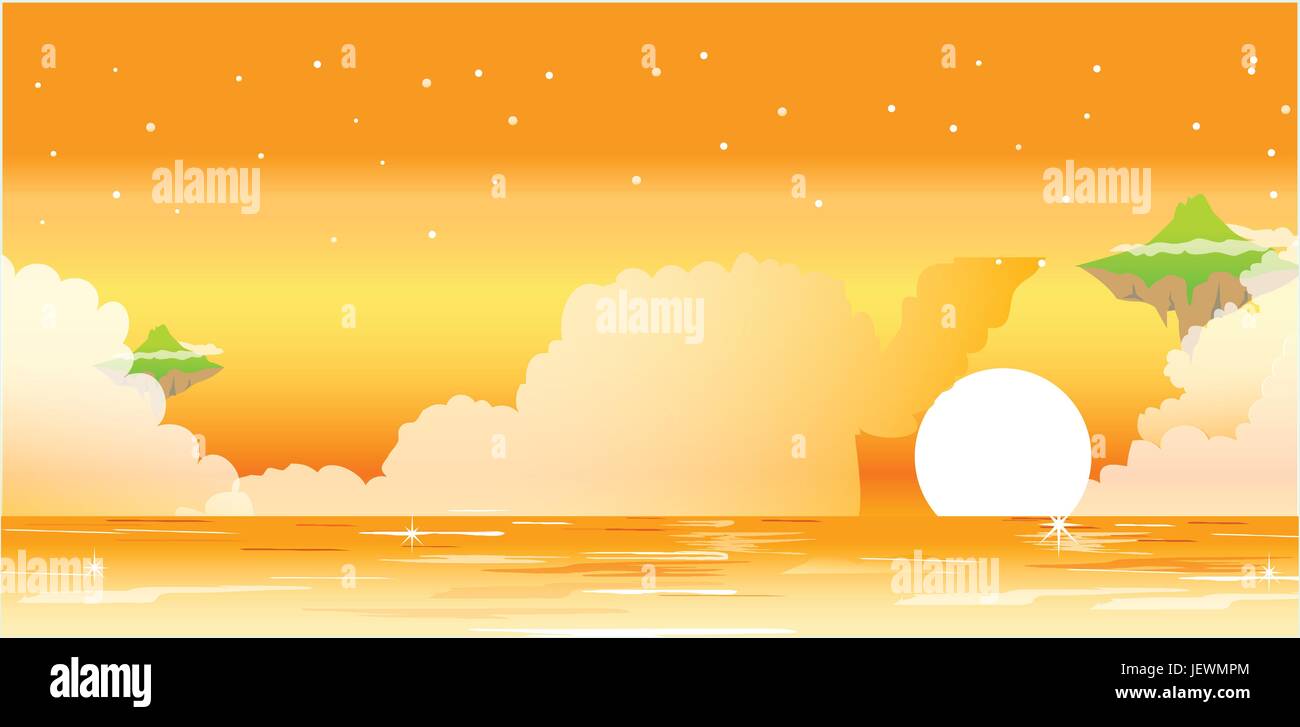 Heavenly horizontal Stock Vector Images - Alamy