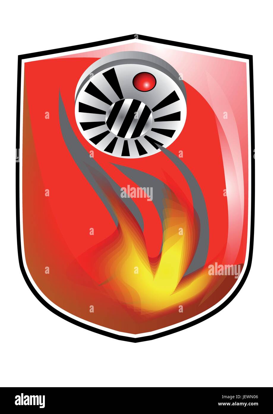 Fire flame conflagration Stock Vector Images - Alamy