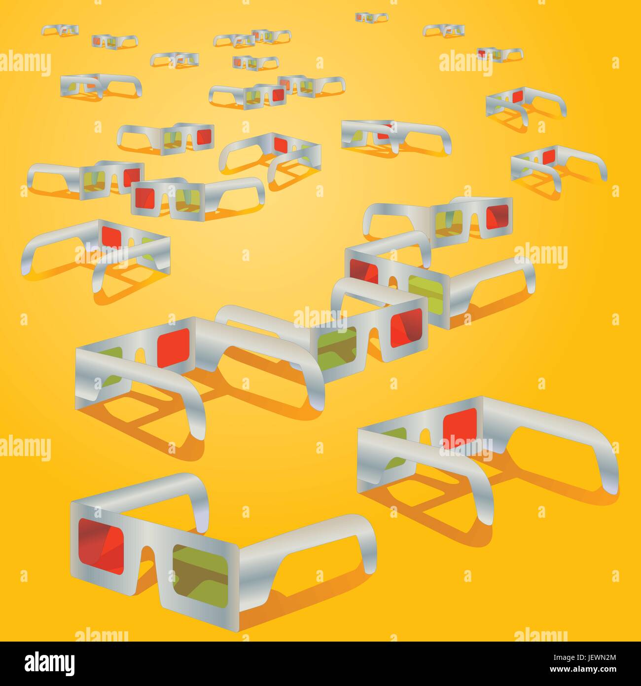 3d brillen Stock Vector Images - Alamy