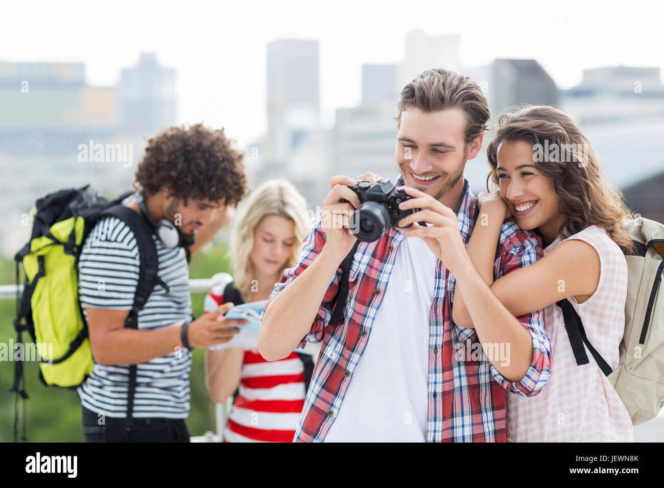 Looking past the camera hi-res stock photography and images - Alamy