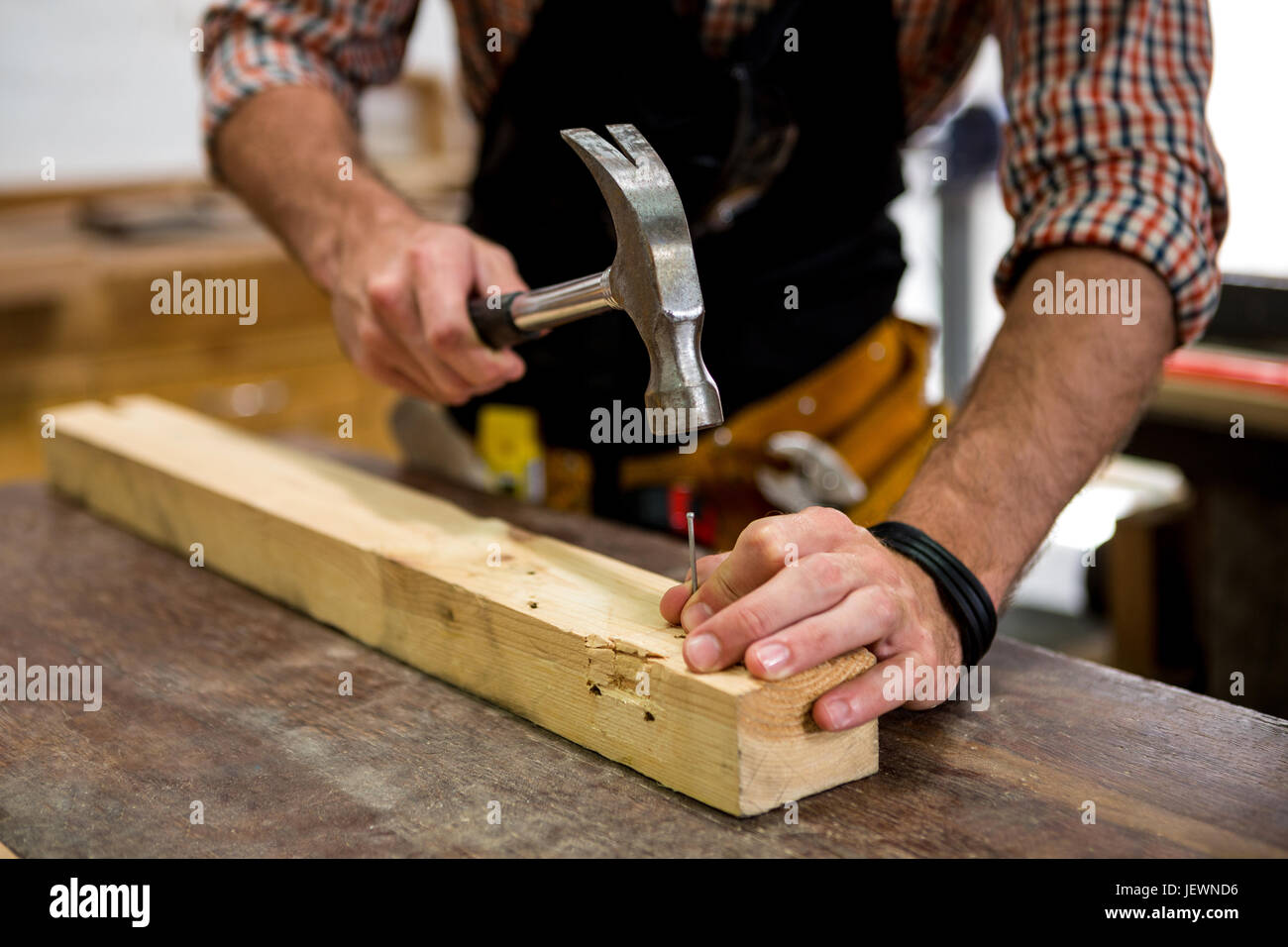 Tools and equipment used for carpentry Stock Photo - Alamy