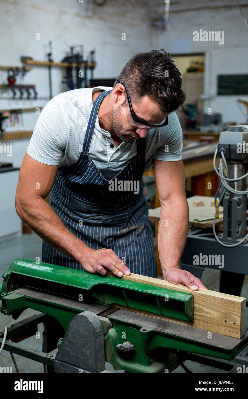 Serious focused male carpenter hi-res stock photography and images - Alamy