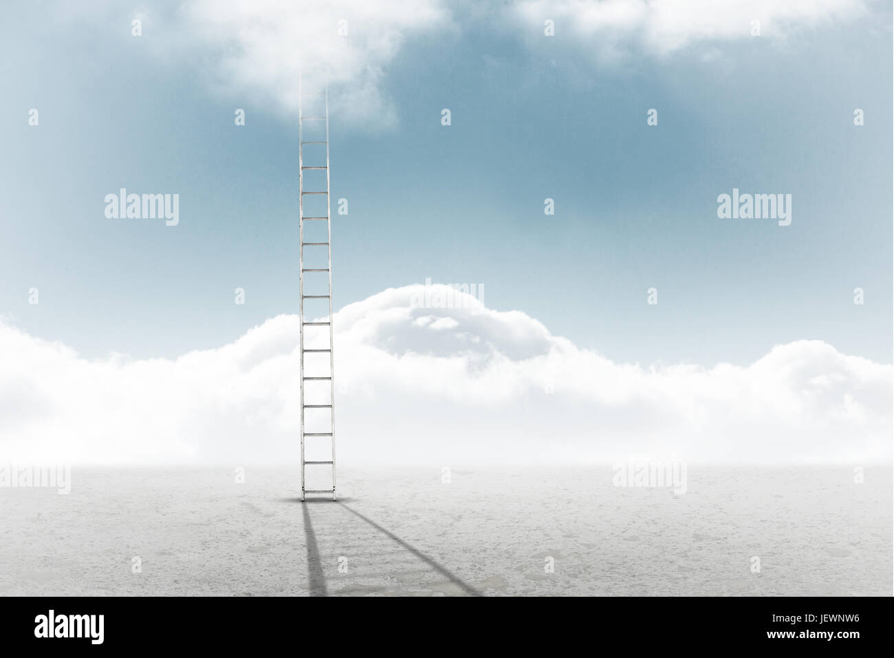 Composite image of ladder Stock Photo - Alamy