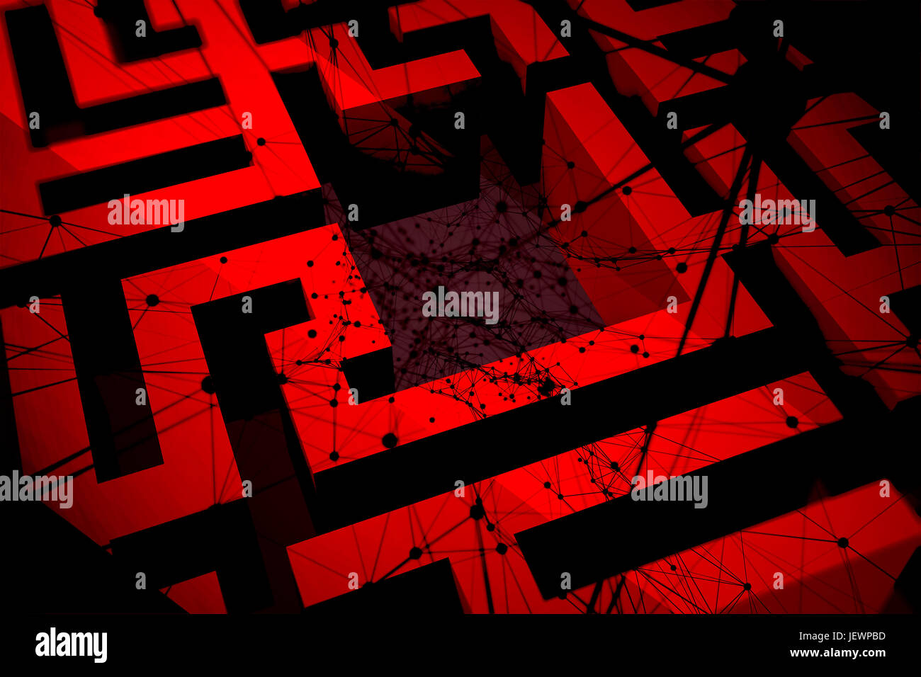 Composite image of maze Stock Photo - Alamy