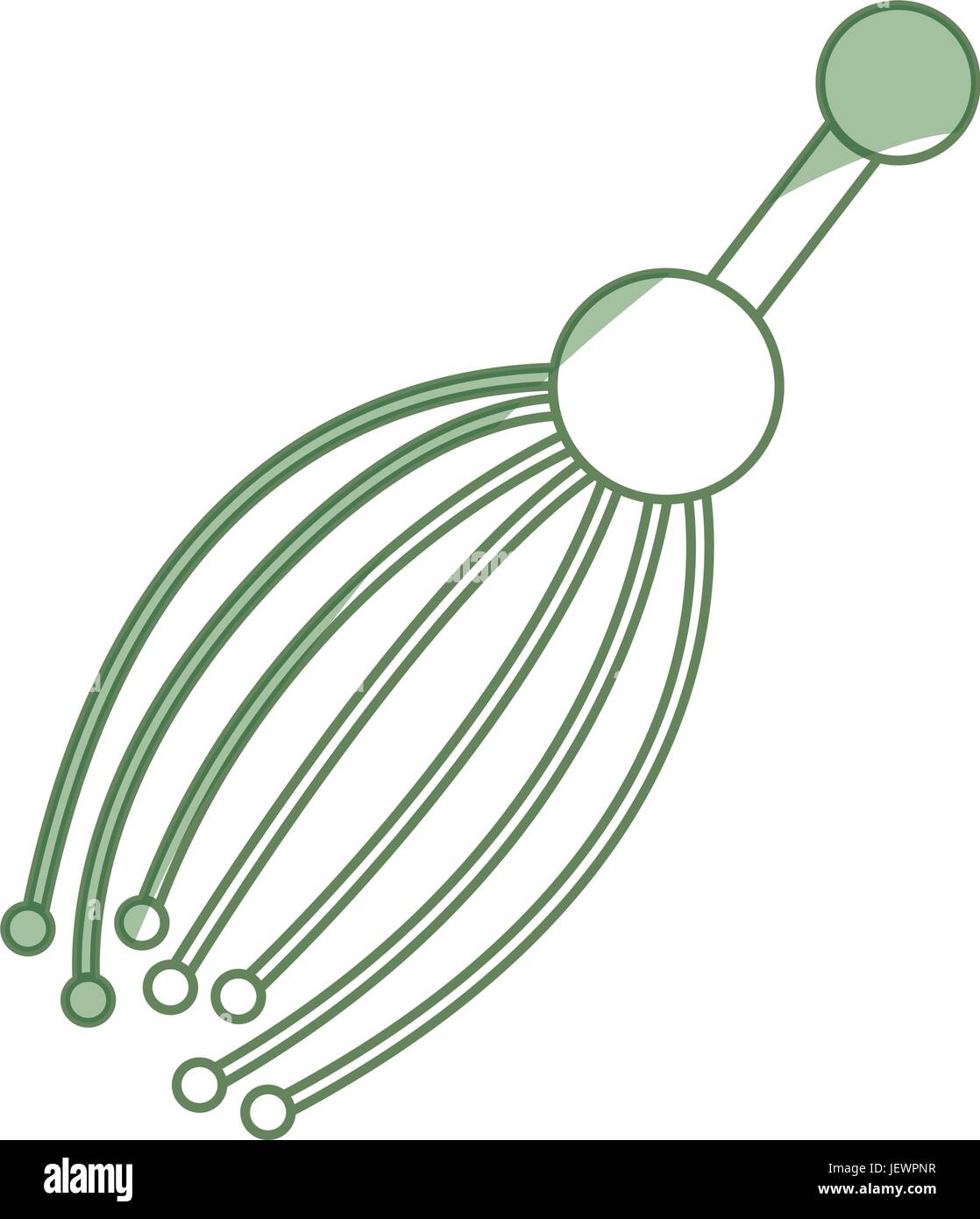 Head massager Stock Vector Images - Alamy