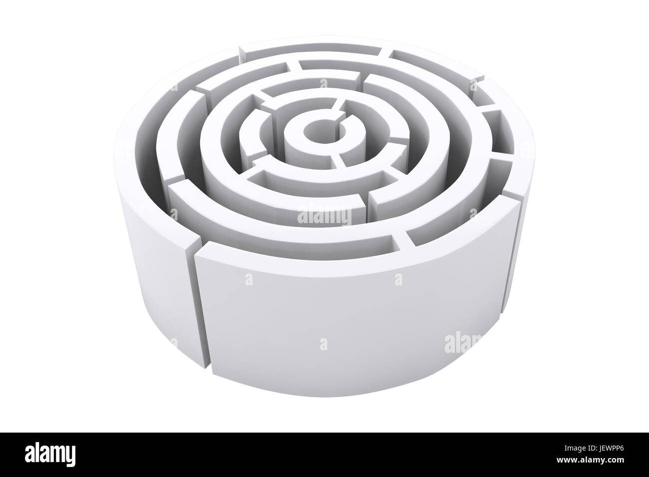 Circle maze Cut Out Stock Images & Pictures - Alamy