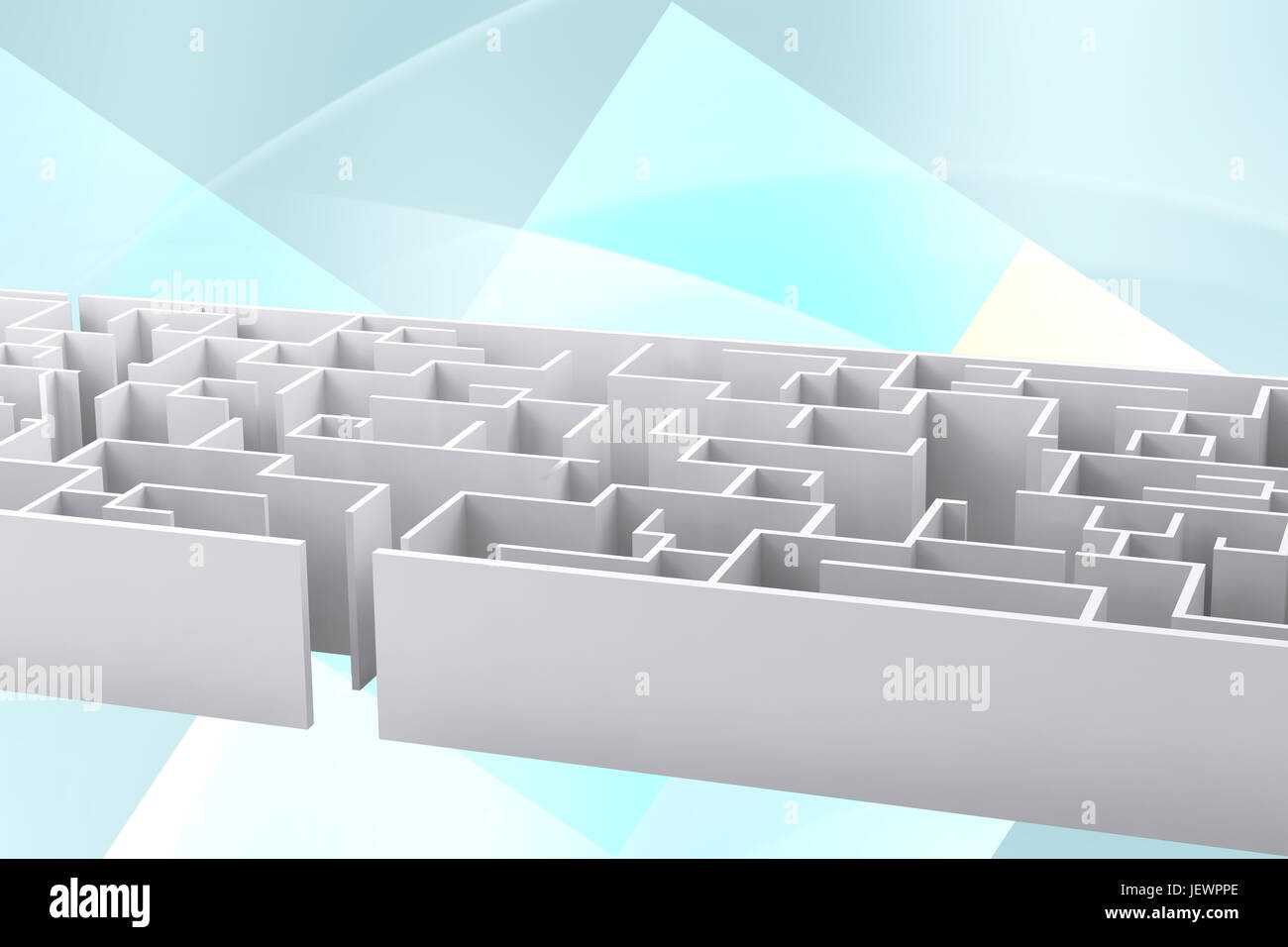 Composite image of maze Stock Photo - Alamy