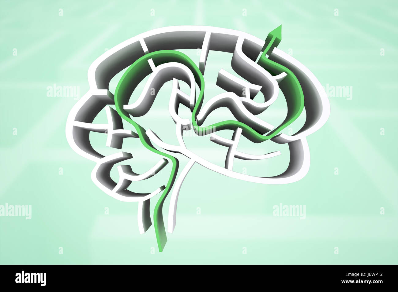 Arrow brain hi-res stock photography and images - Alamy