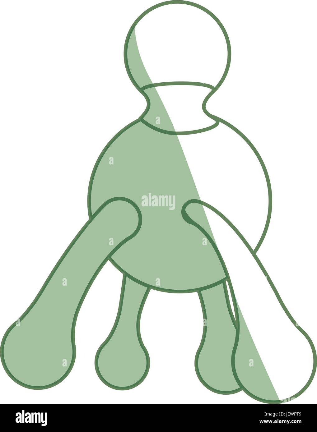 Woman massaging hands Stock Vector Images - Alamy