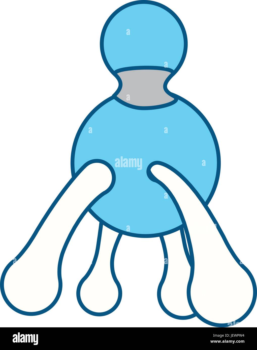 Body massager cartoon Stock Vector Image & Art - Alamy