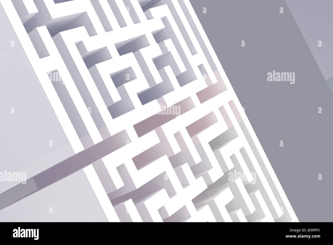 Composite image of maze Stock Photo - Alamy