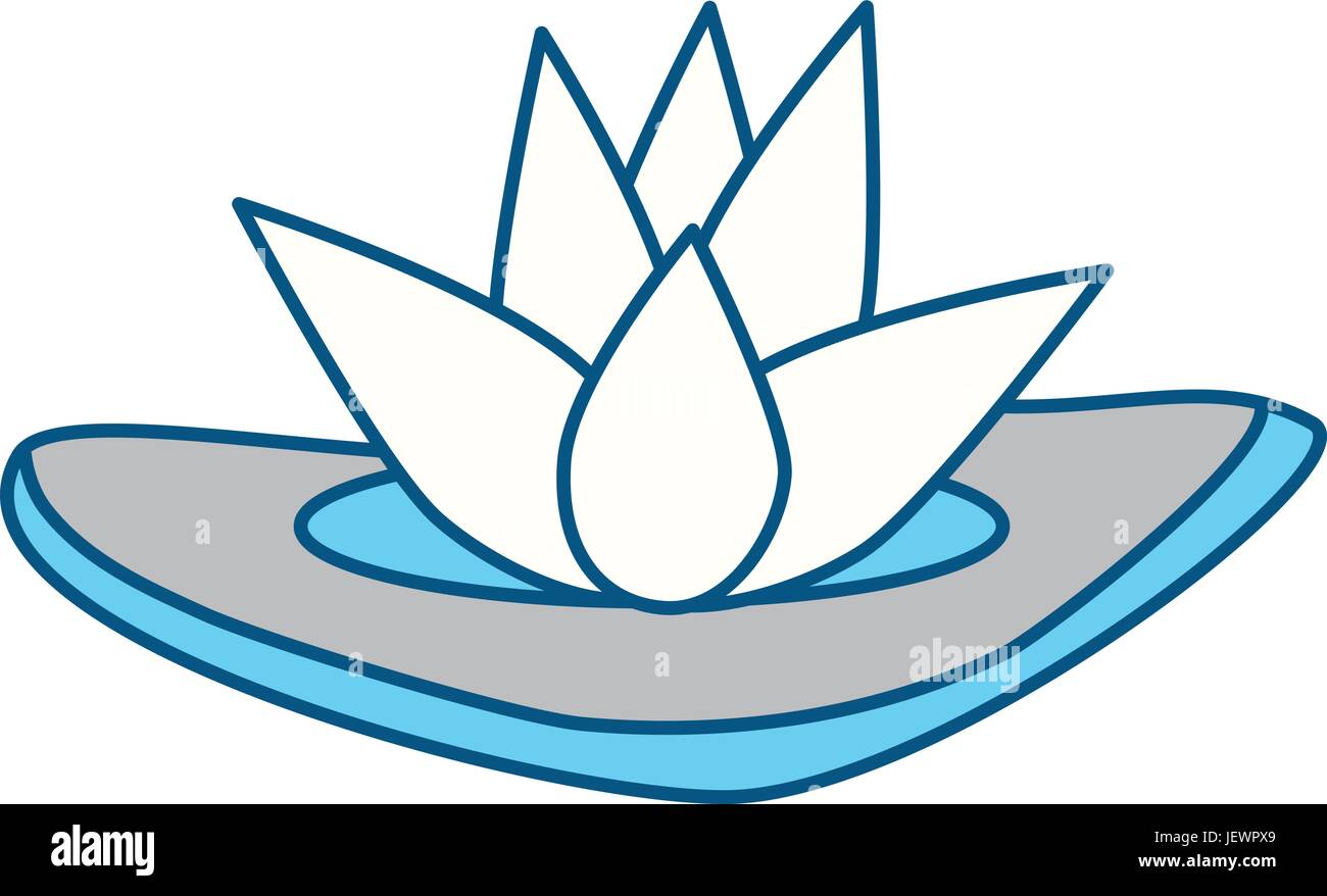 spa lotus symbol Stock Vector Image & Art - Alamy