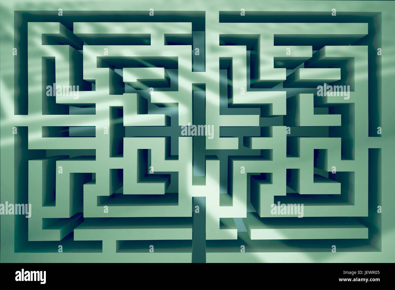 Simple maze 3d hi-res stock photography and images - Alamy