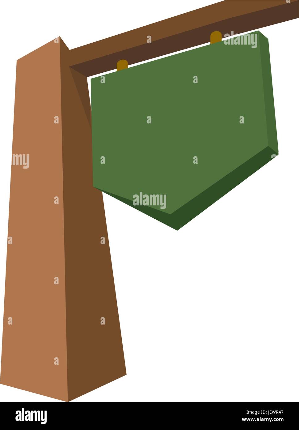 Blank wooden signpost Stock Vector Image & Art - Alamy