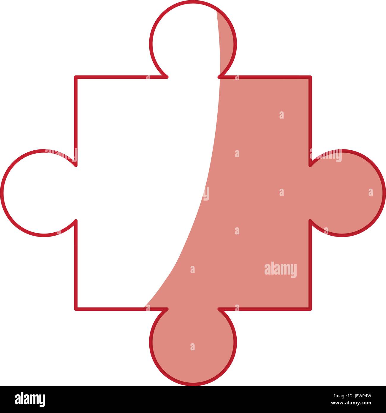 Puzzle piece isolated Stock Vector Image & Art - Alamy