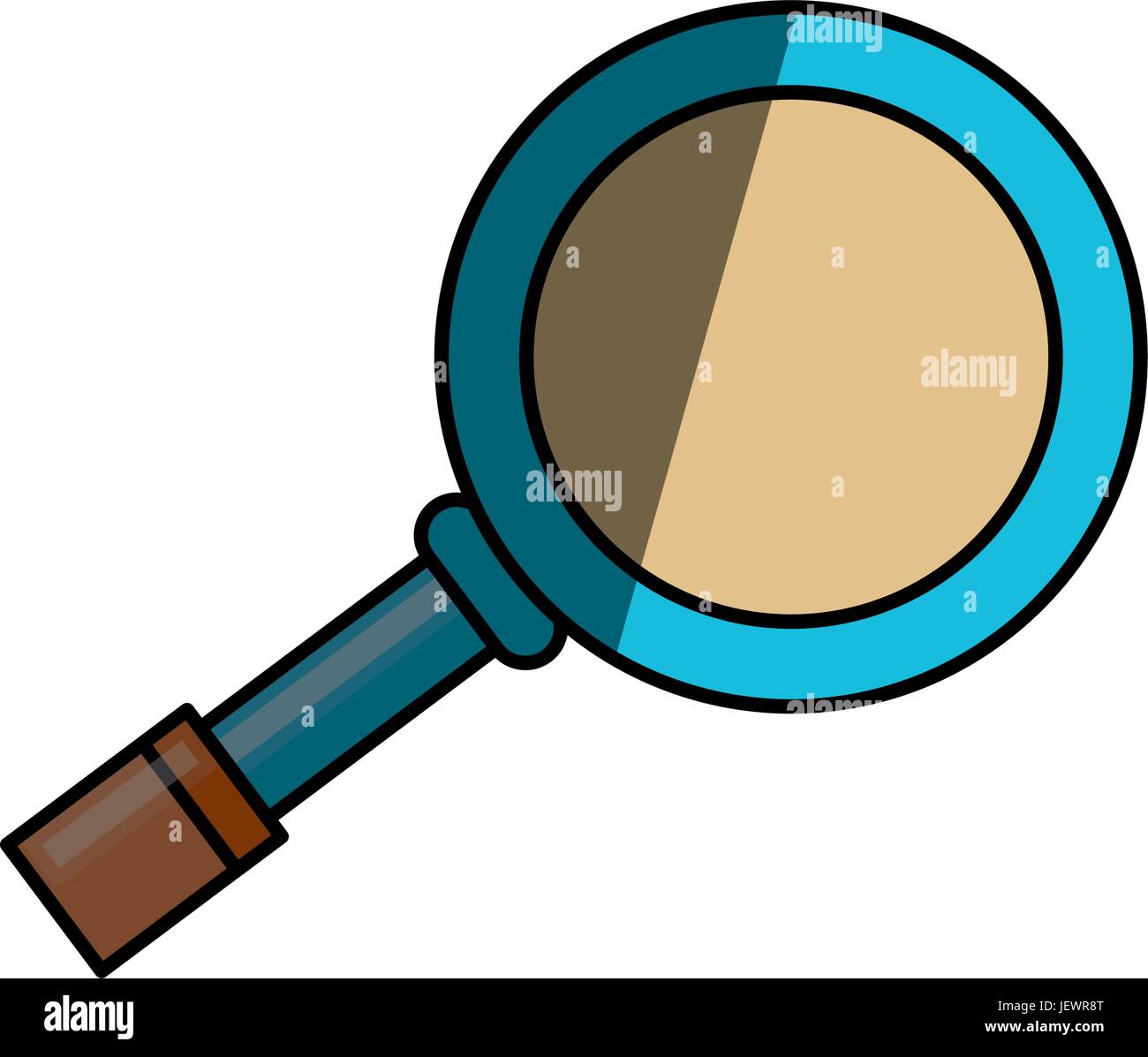 Magnifying glass symbol Stock Vector Image & Art - Alamy