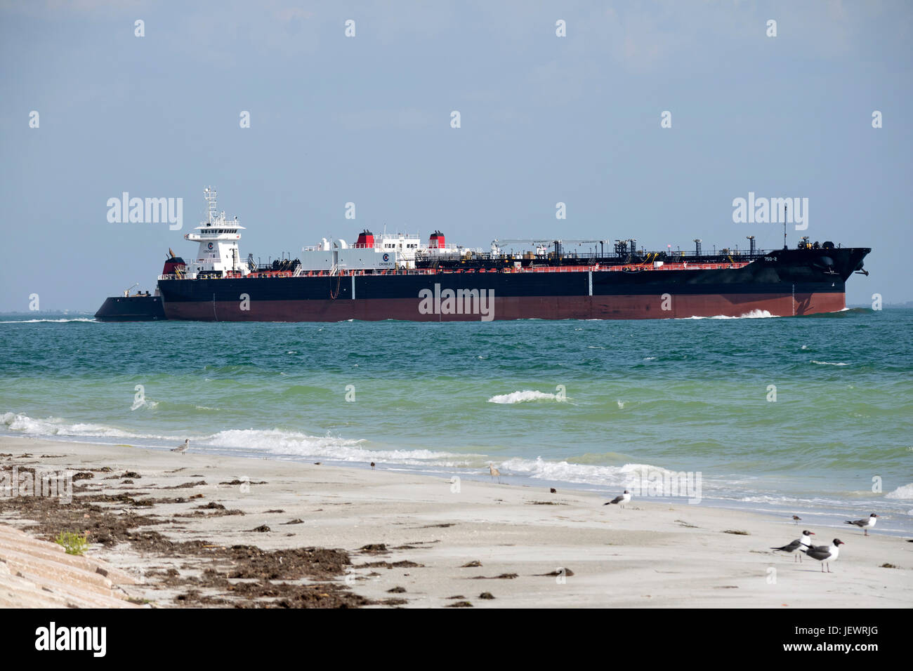 The Cowley 750-2 Class ATB Legend vessel passing through the Mullet Key ...
