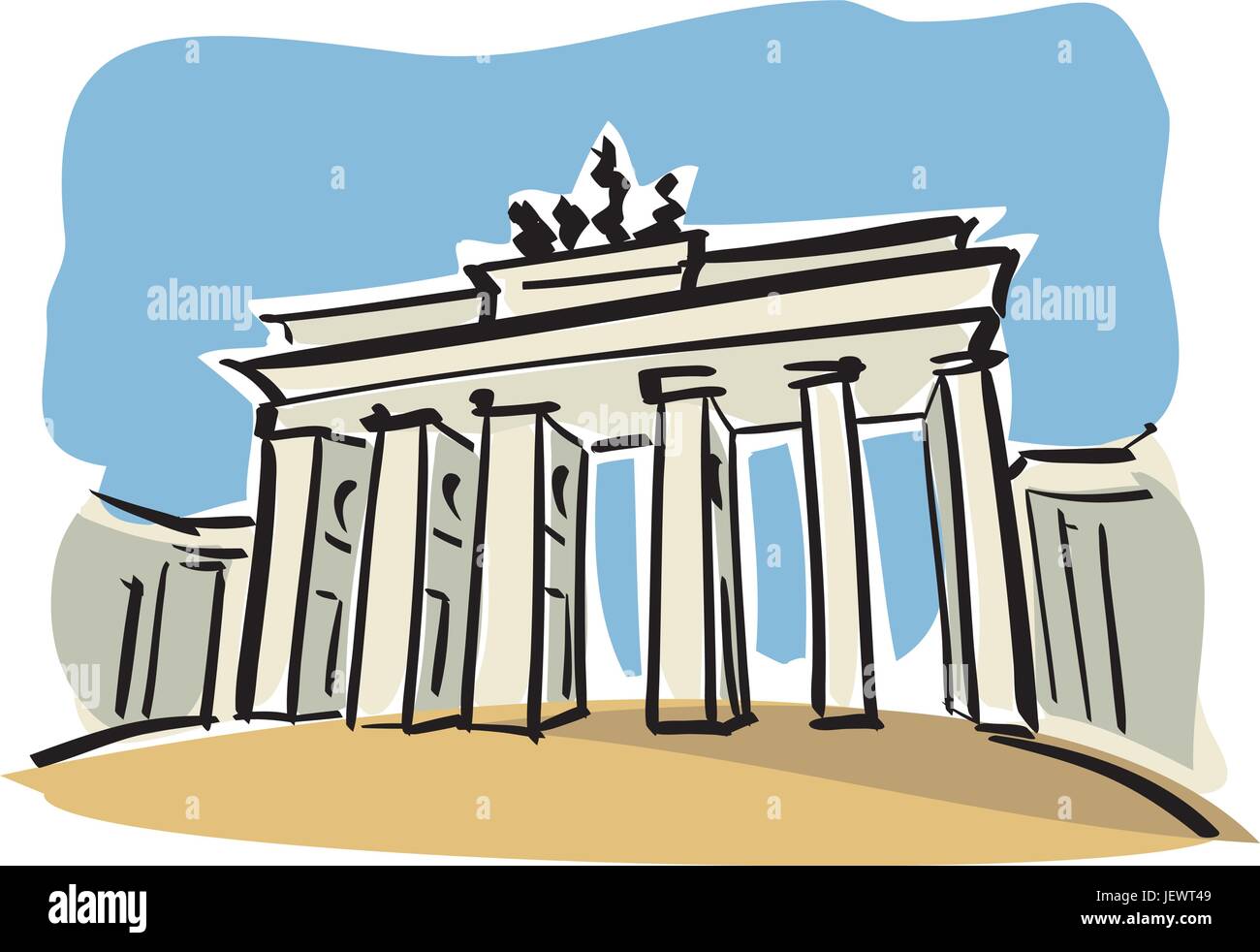German columns Stock Vector Images - Alamy