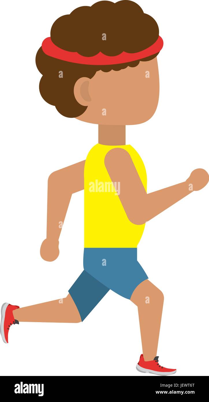 Man running cartoon Stock Vector Image & Art - Alamy