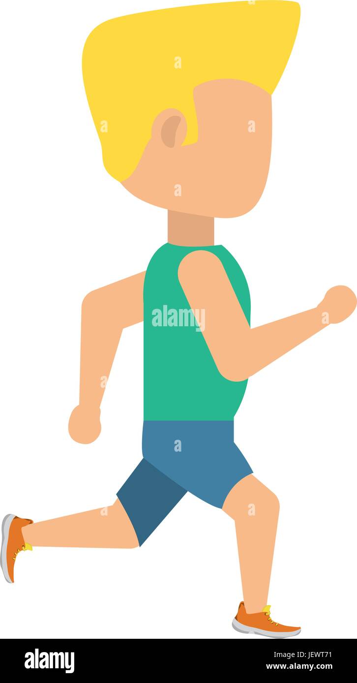 Man running cartoon Stock Vector Image & Art - Alamy