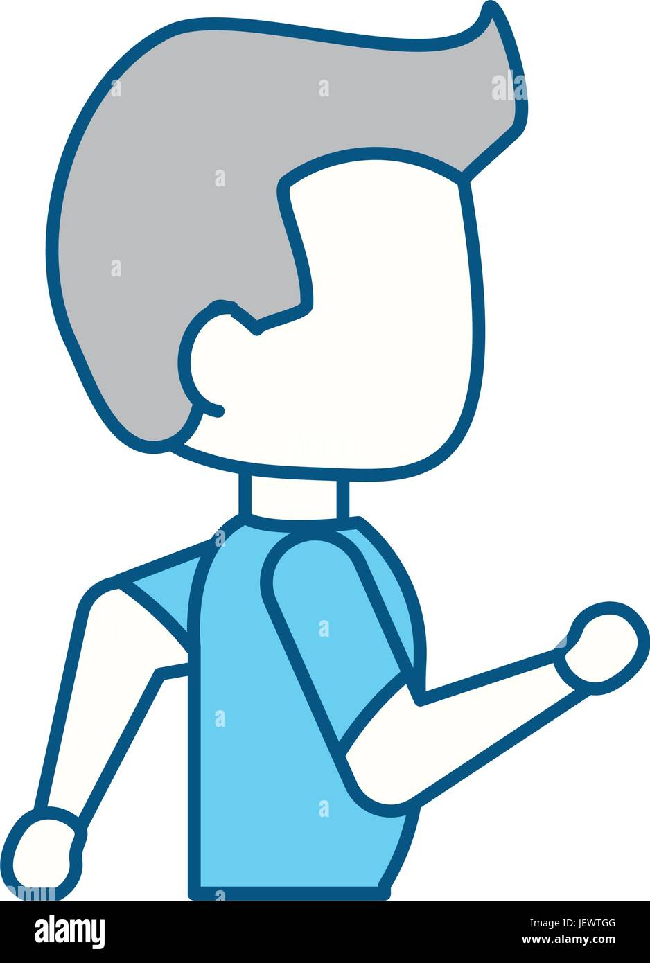 Man running cartoon Stock Vector Image & Art - Alamy