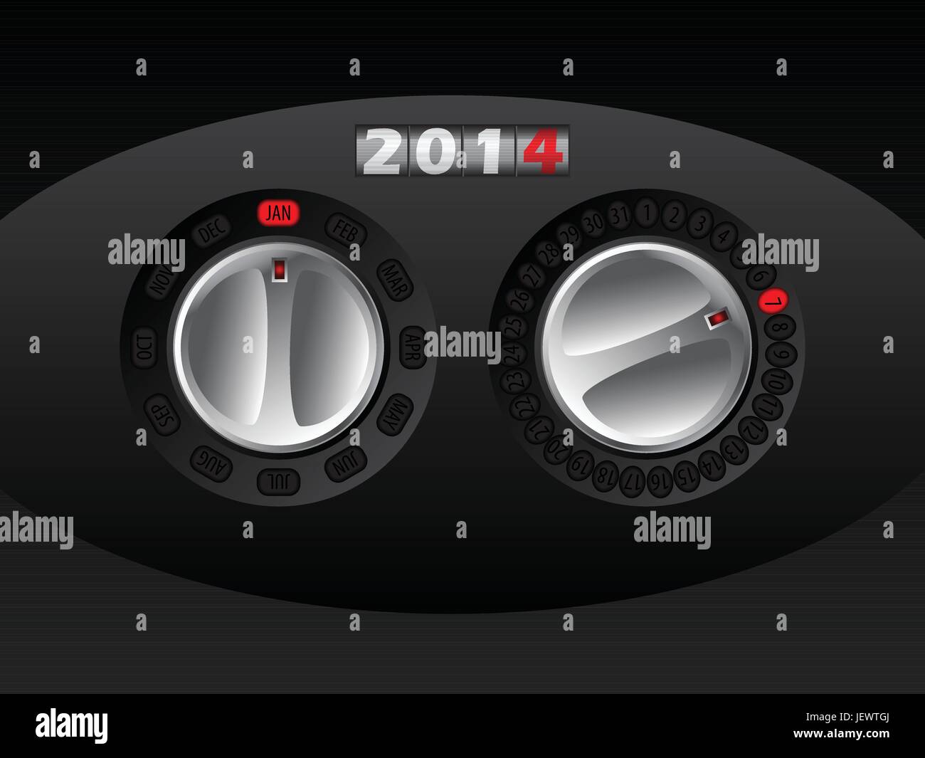 Monthly plan concept icon Stock Vector Images - Alamy