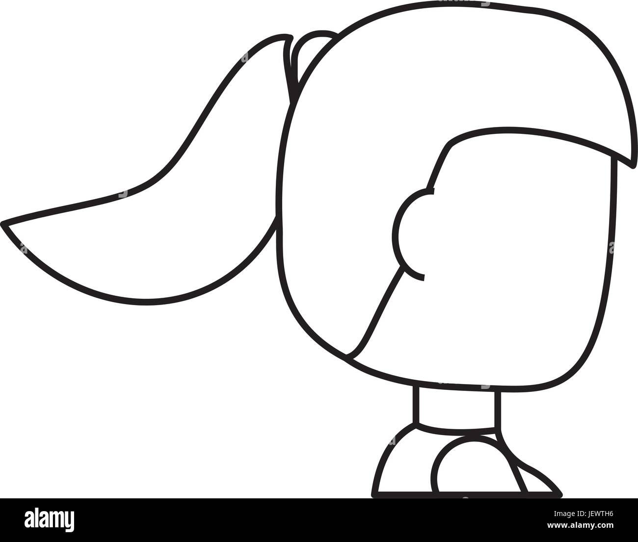 Female faceless avatar image Cut Out Stock Images & Pictures - Alamy