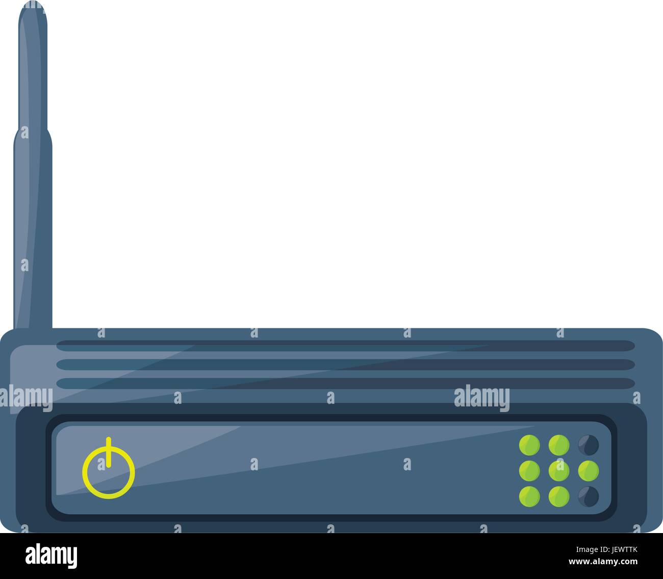 isolated wireless router Stock Vector Image & Art - Alamy