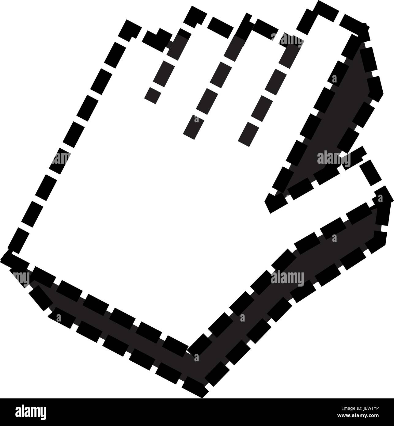 isolated web hand connection Stock Vector Image & Art - Alamy