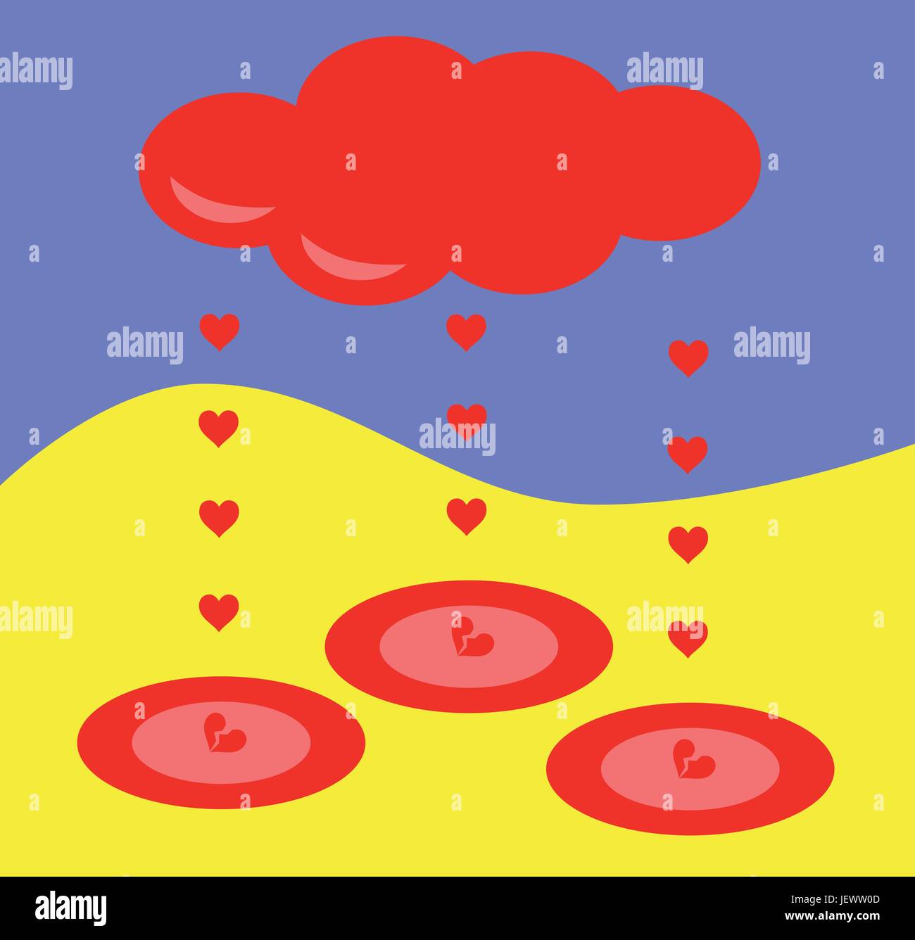 Raining cloud drawing hi-res stock photography and images - Alamy