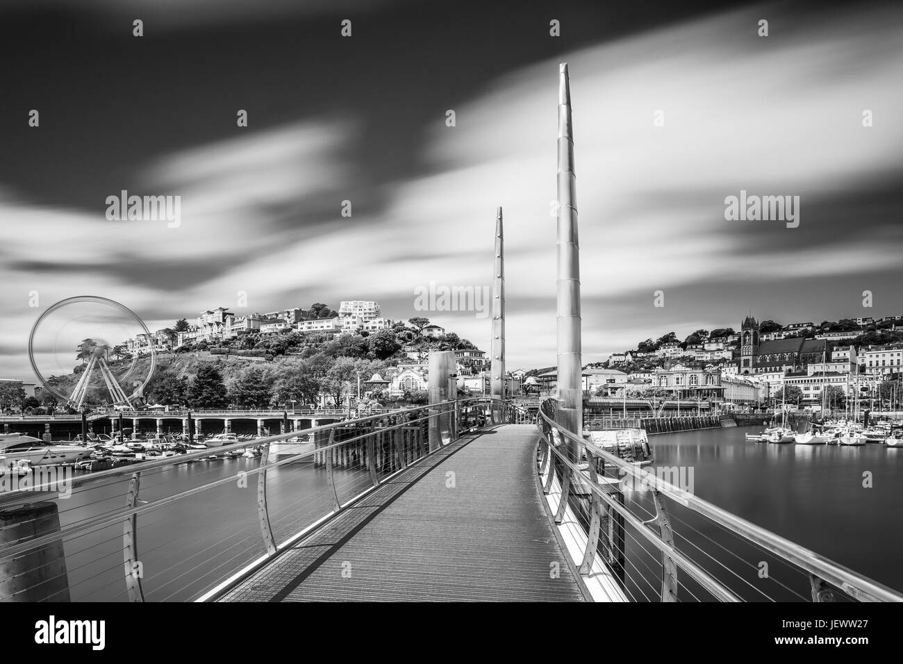 Torquay english riviera Black and White Stock Photos & Images - Alamy