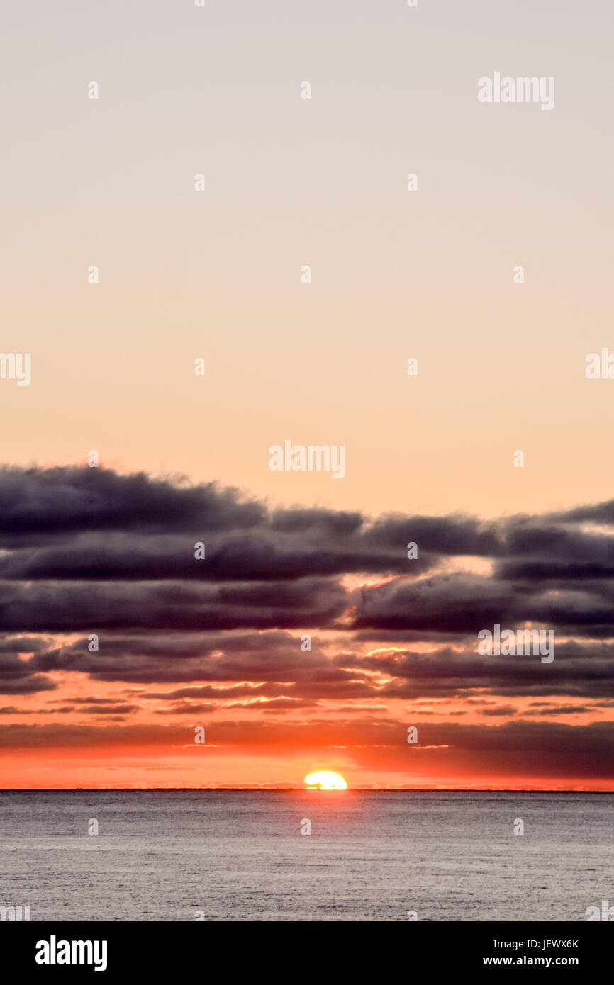 Beautiful Colored Sunset Stock Photo - Alamy