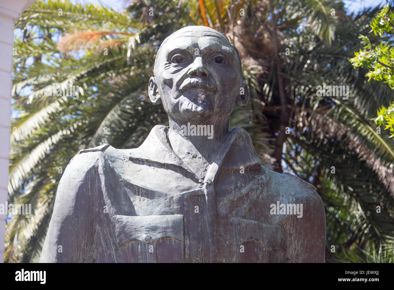 Sculpture of Prime Minister J.C. Smuts in Cape Town, South Africa Stock ...