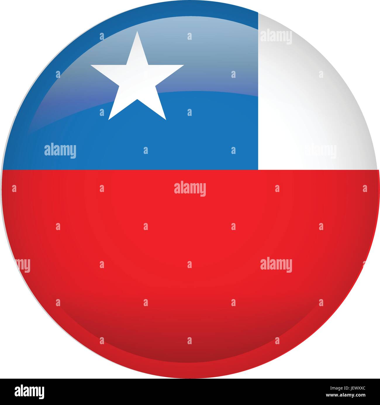 Isolated flag of Chile Stock Vector Image & Art - Alamy