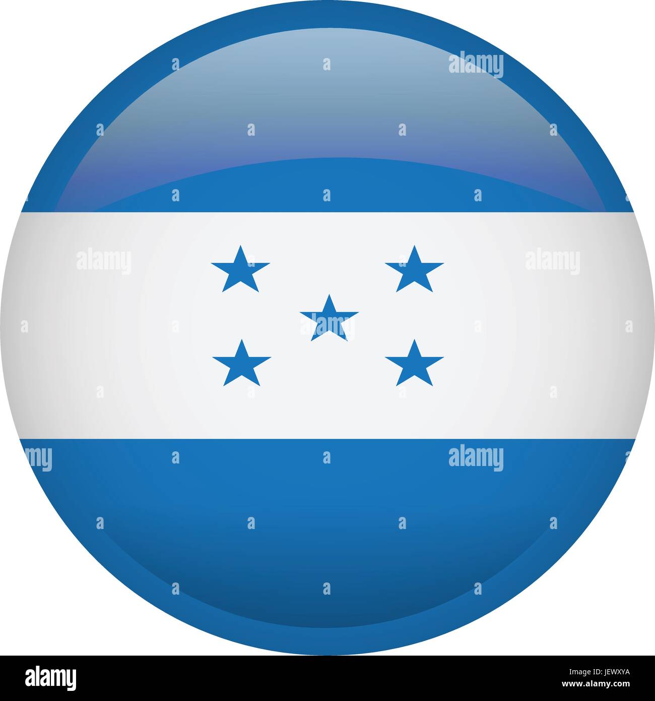 Isolated flag of Honduras Stock Vector Image & Art - Alamy