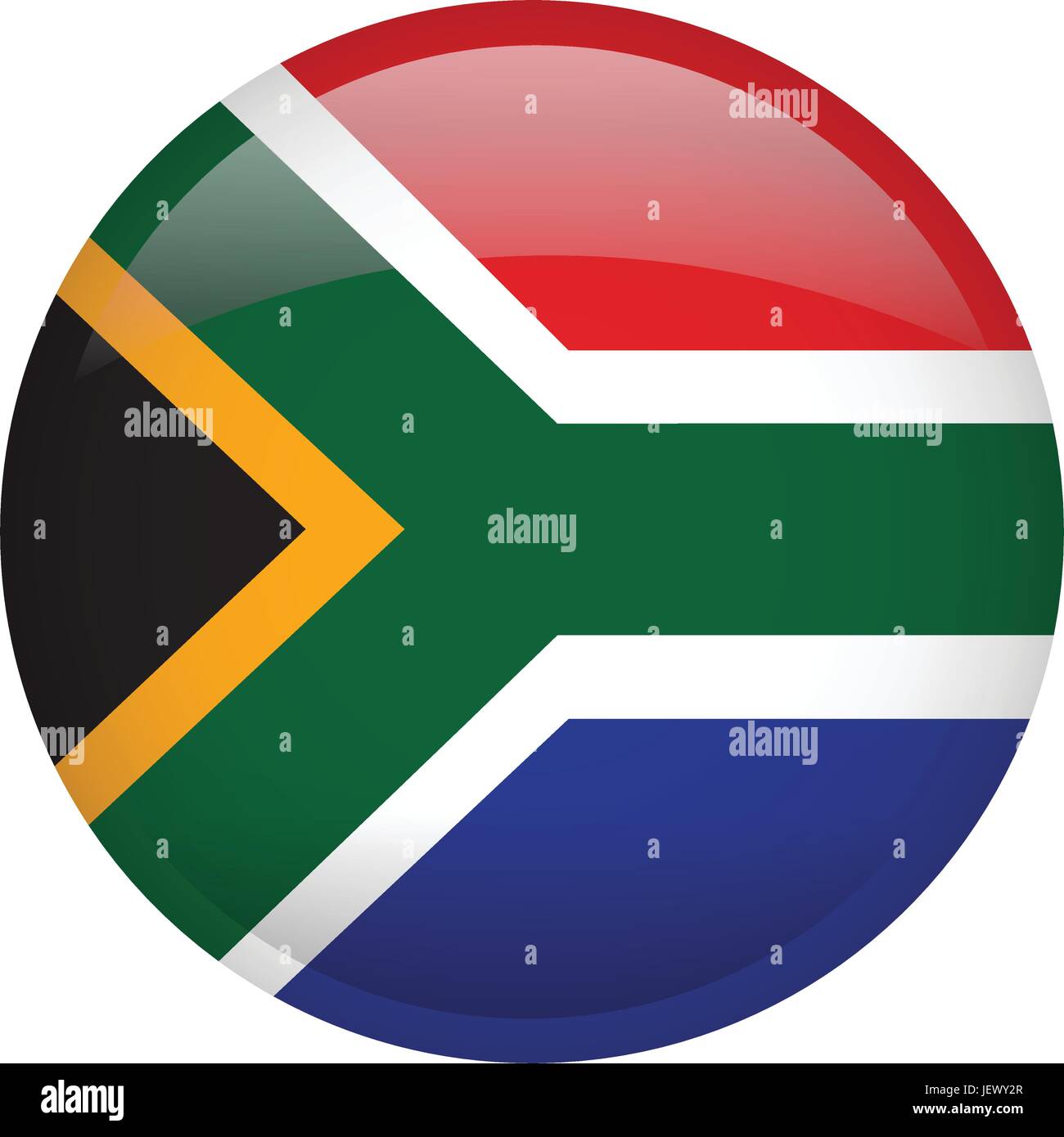 Isolated flag of South Africa Stock Vector Image & Art - Alamy