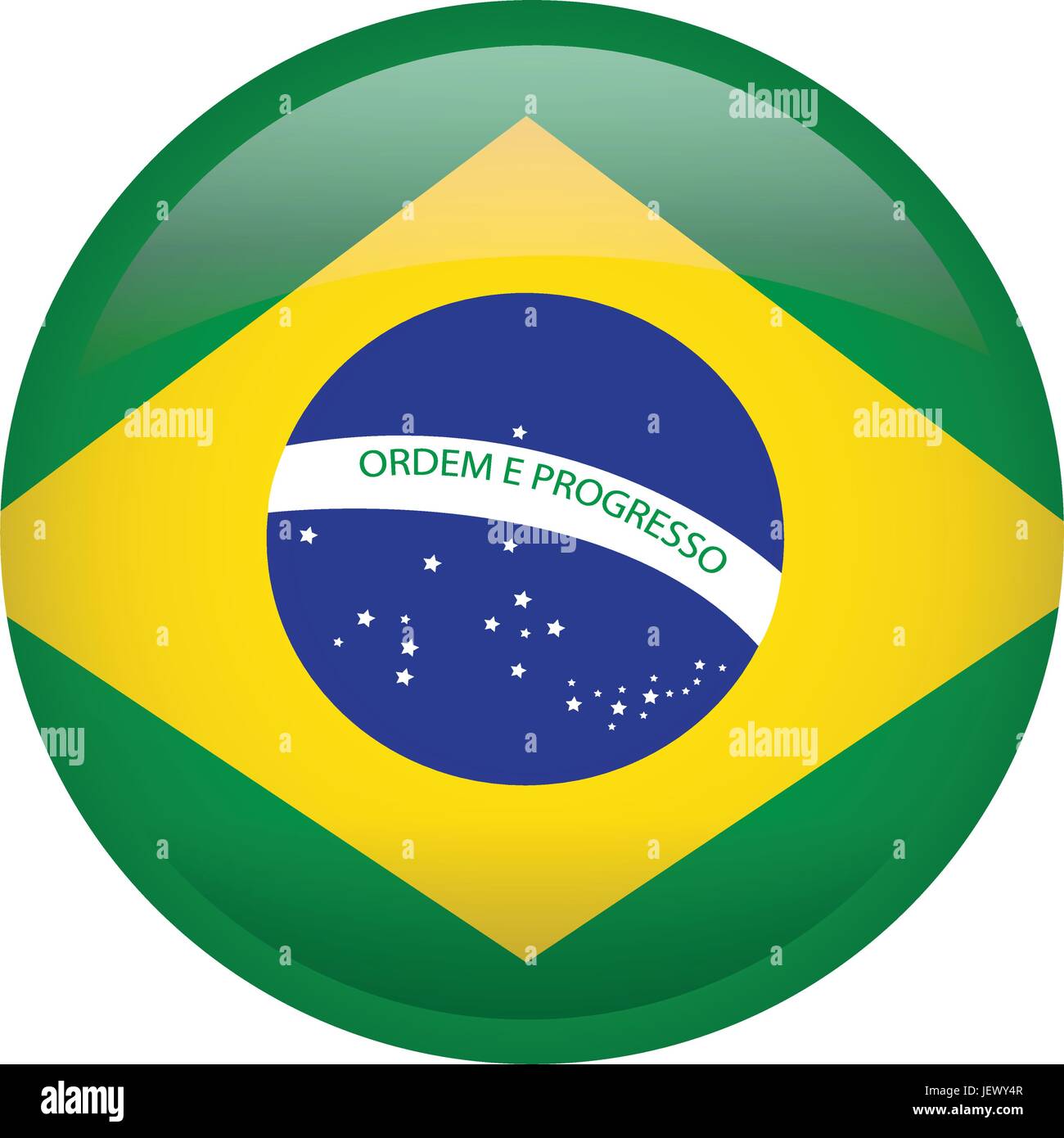 Isolated flag of Brazil Stock Vector Image & Art - Alamy