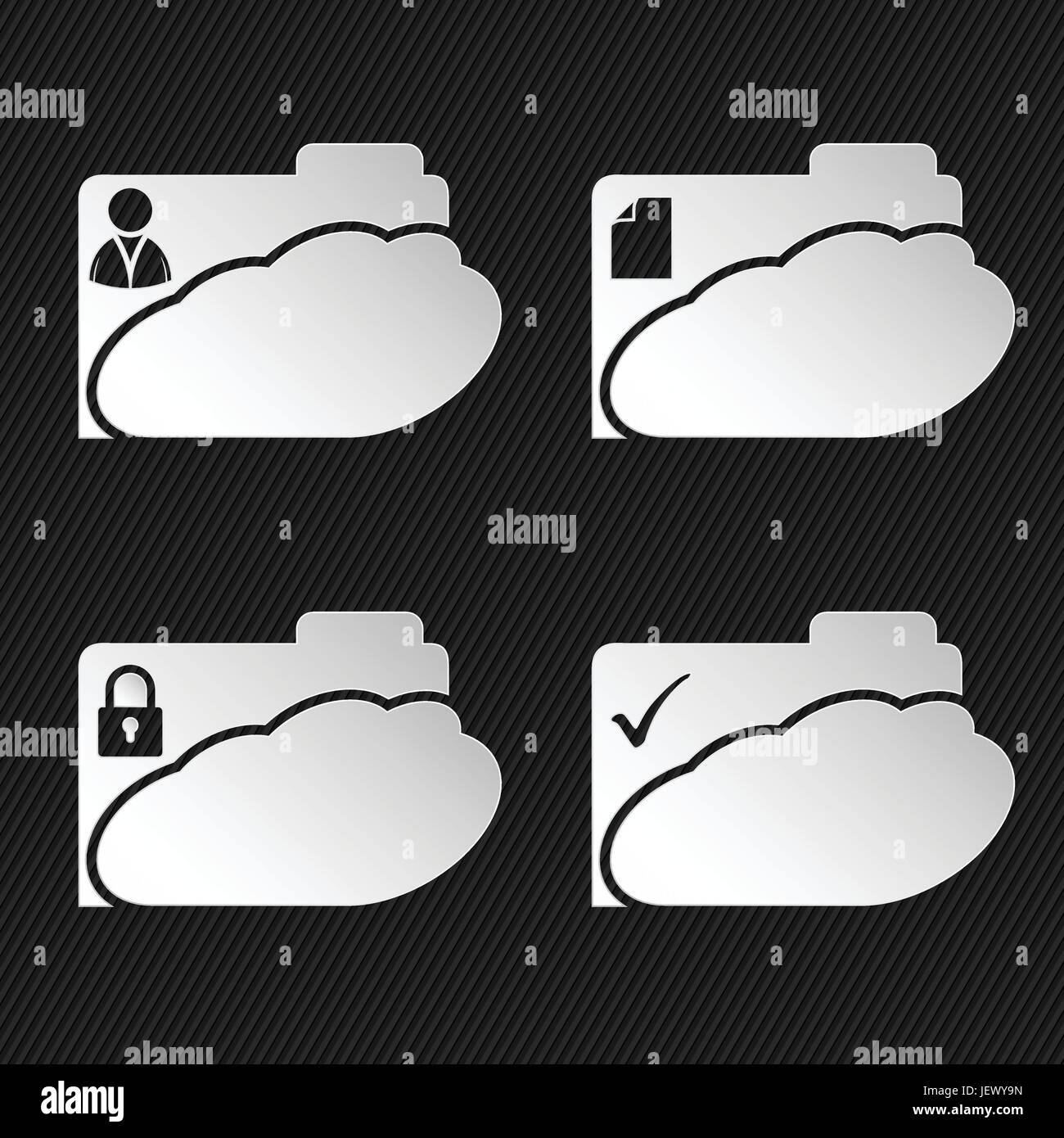 Job project icon black Stock Vector Images - Alamy