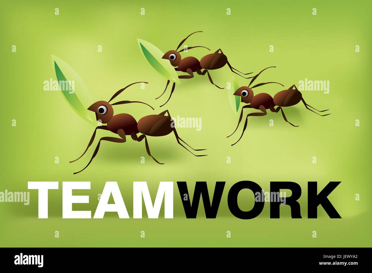 Ants in teamwork Stock Vector Images - Alamy