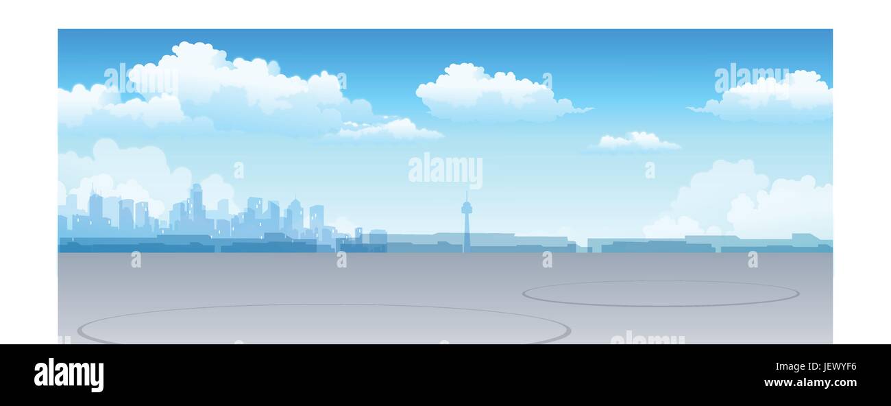 Road city high angle view Stock Vector Images - Alamy