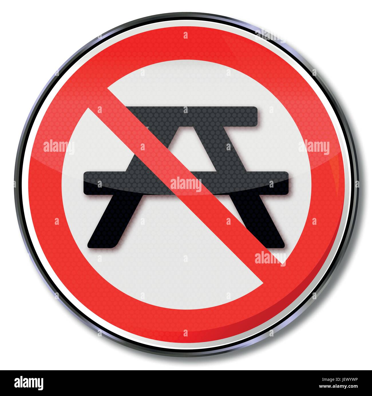 verbotsschild here no resting place Stock Vector Image & Art - Alamy